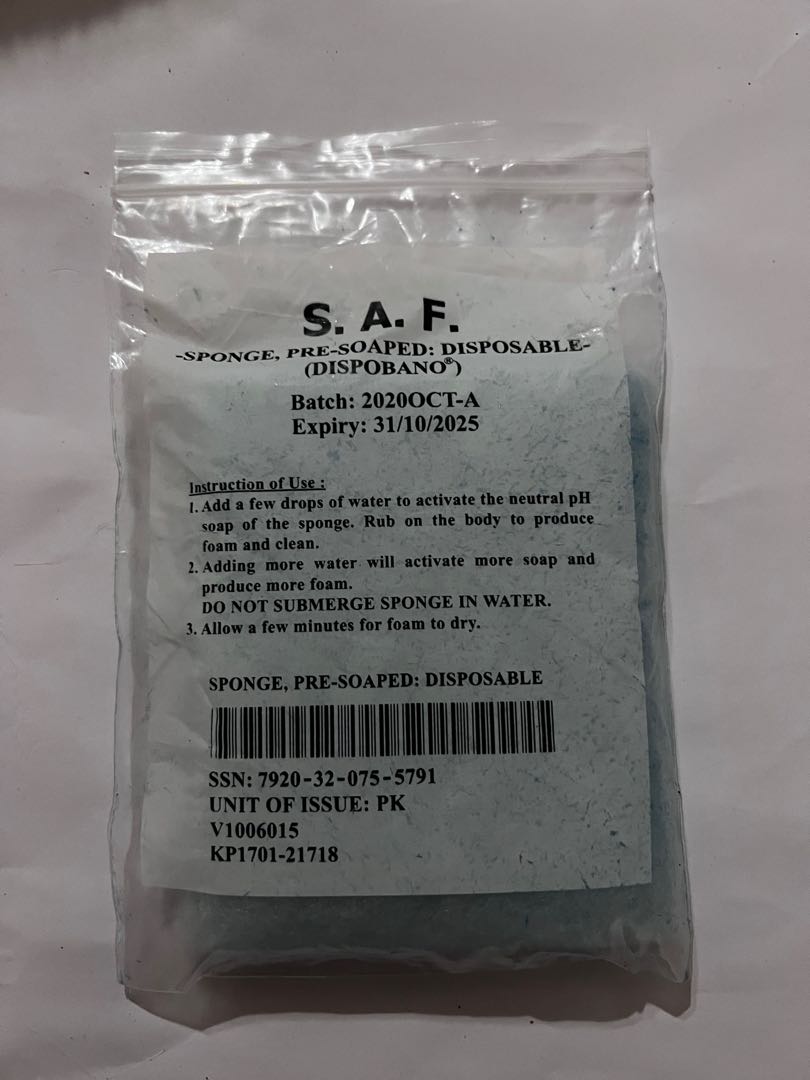 SAF Soap Sponge, Beauty & Personal Care, Bath & Body, Body Care on ...
