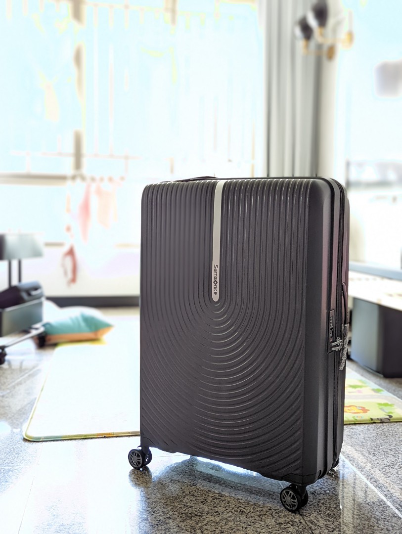Samsonite Hi-Fi 75/28 black luggage, Hobbies & Toys, Travel, Luggage on ...