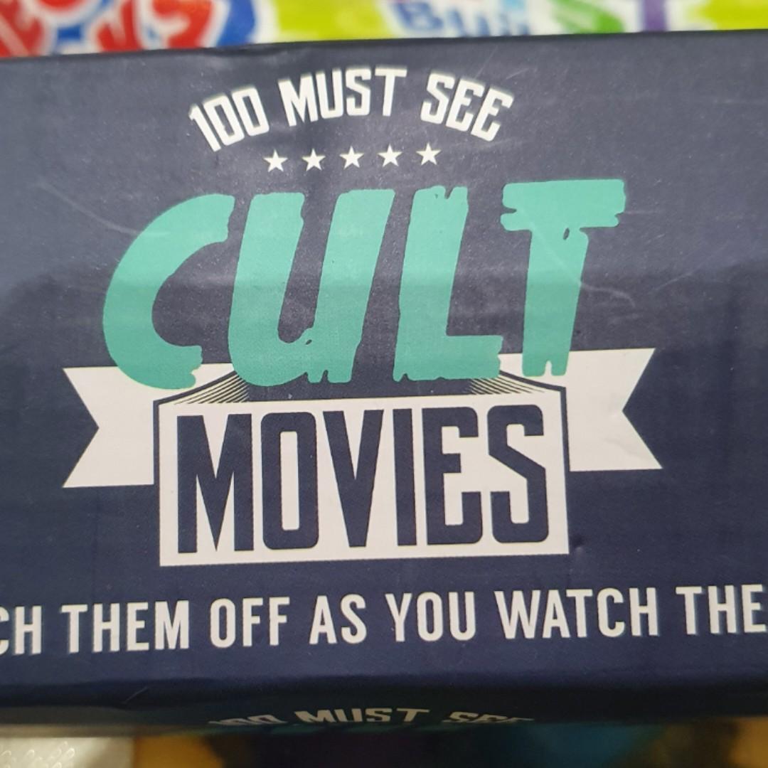 Scratch Poster 100 Must See Cult Movies, Hobbies & Toys, Stationary ...