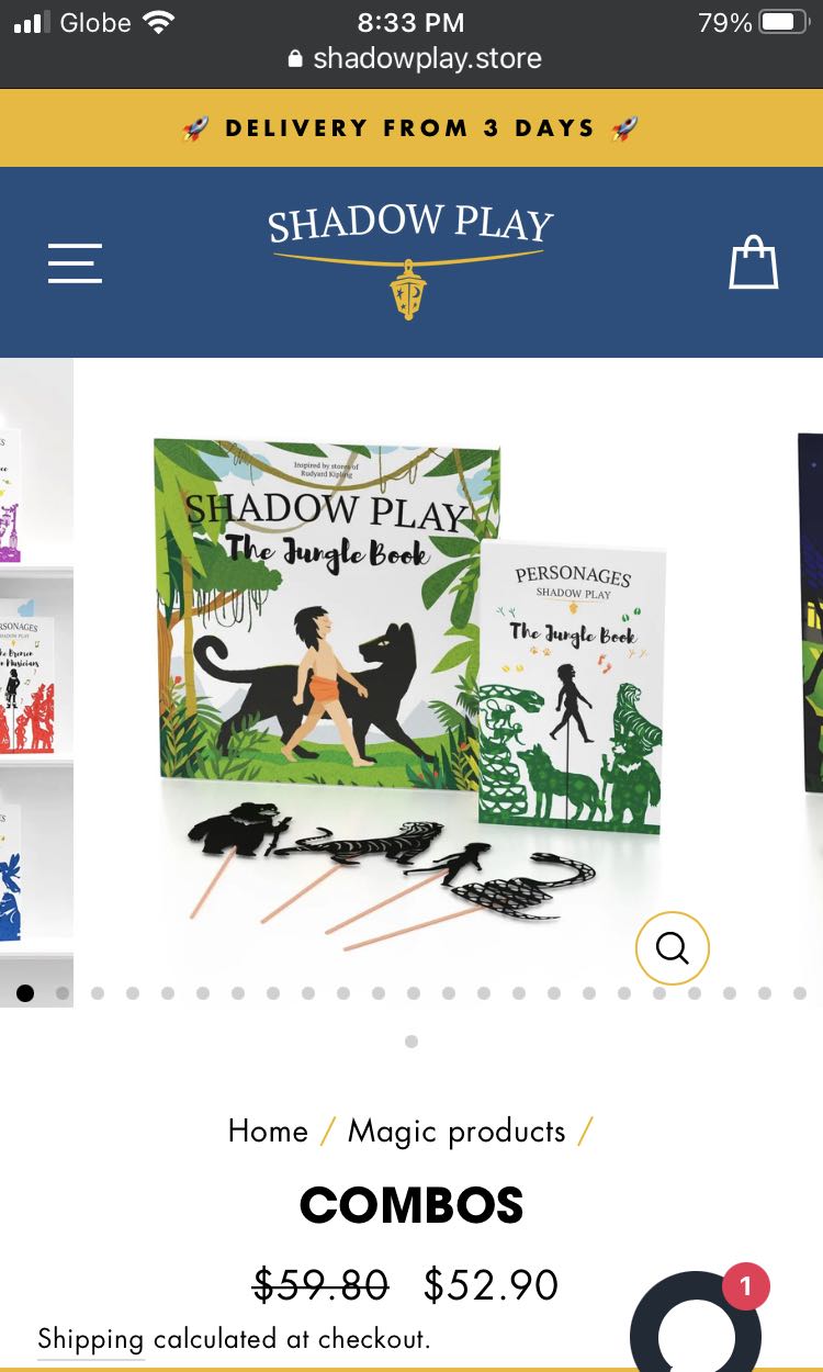 Shadow play set. The Jungle Book, Hobbies & Toys, Books & Magazines ...