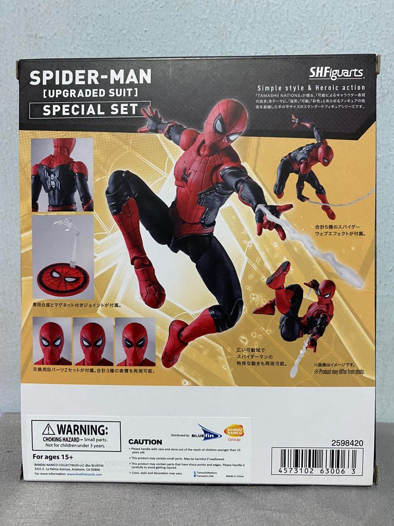 SHF S.h.figurts Spider Man Upgraded Suit, Hobbies & Toys, Toys & Games ...