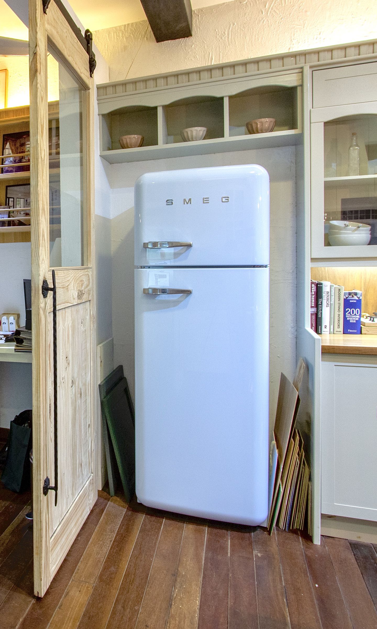 SMEG FAB30 Retro Style Fridge Freezer - 295L Pastel Blue, TV & Home ...