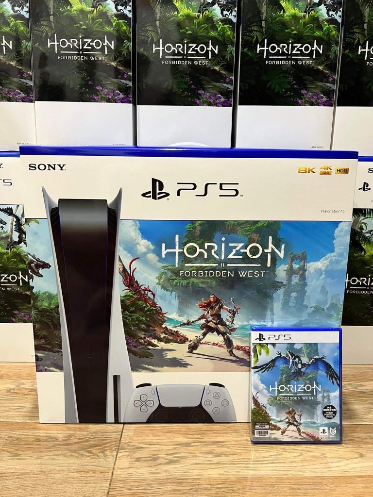 Sony PS5 Disc Version Horizon Forbidden West bundle, Video Gaming ...