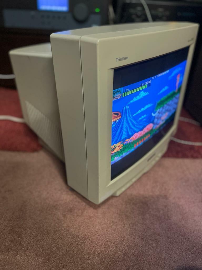 SONY Trinitron MultiScan RGB VGA CRT Monitor 17", 電腦＆科技, 電腦周邊及配件, 電子屏幕 ...