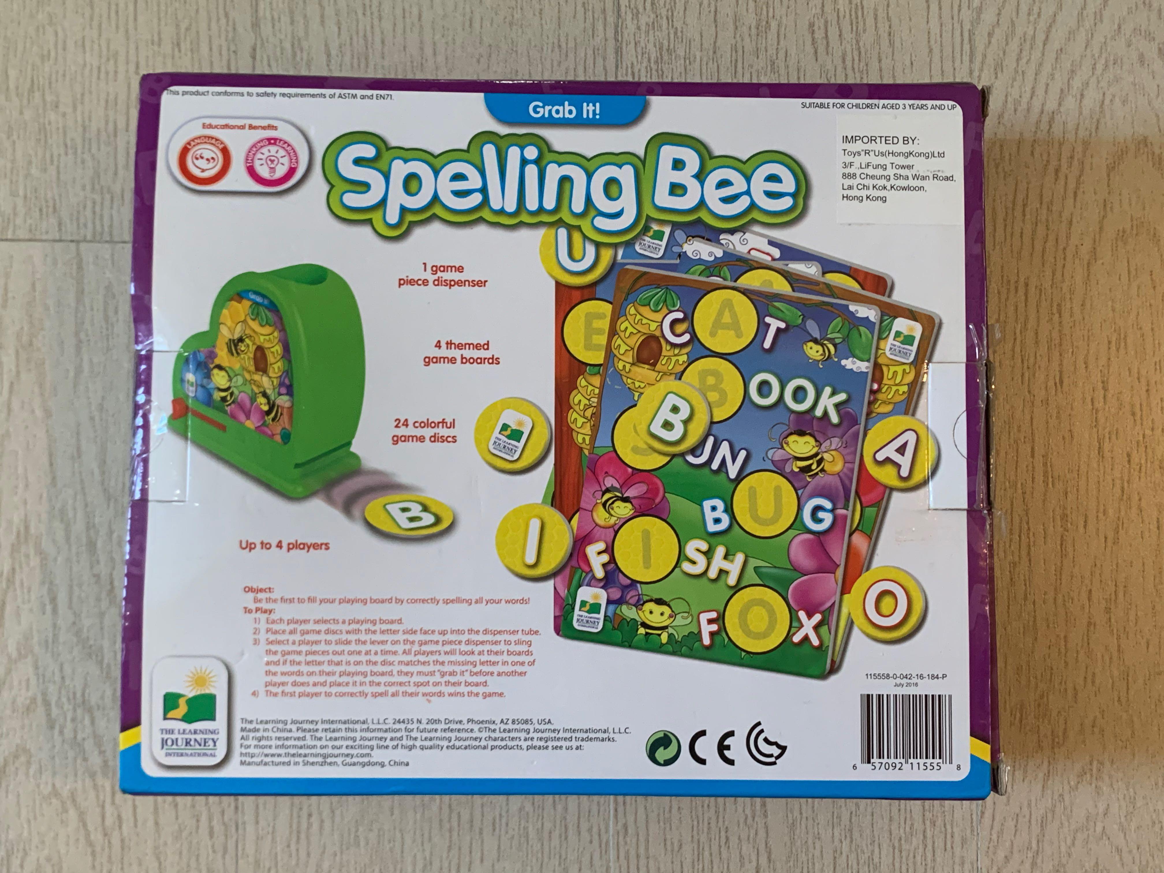 Spelling Bee Board Game, 興趣及遊戲, 玩具 & 遊戲類 - Carousell