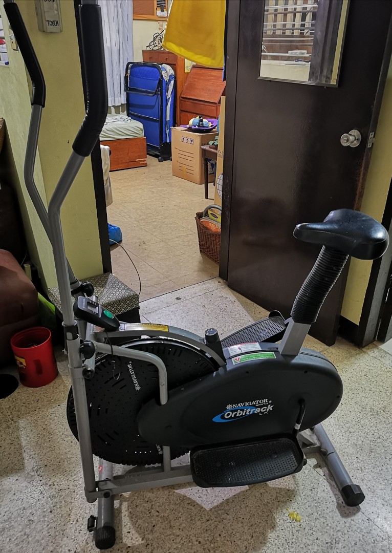 Stationary bike/orbital, Sports Equipment, Exercise & Fitness, Cardio ...