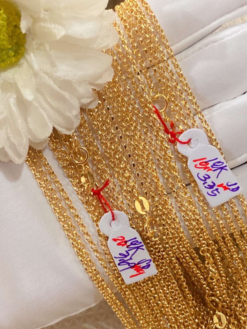 Tauco Chain 18k Saudi Gold, Women's Fashion, Jewelry & Organizers ...