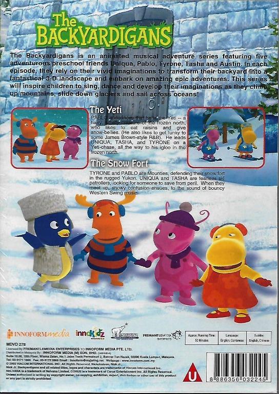 The Backyardigans The Yeti The Snow Fort DVD English Cantonese Dubbed ...