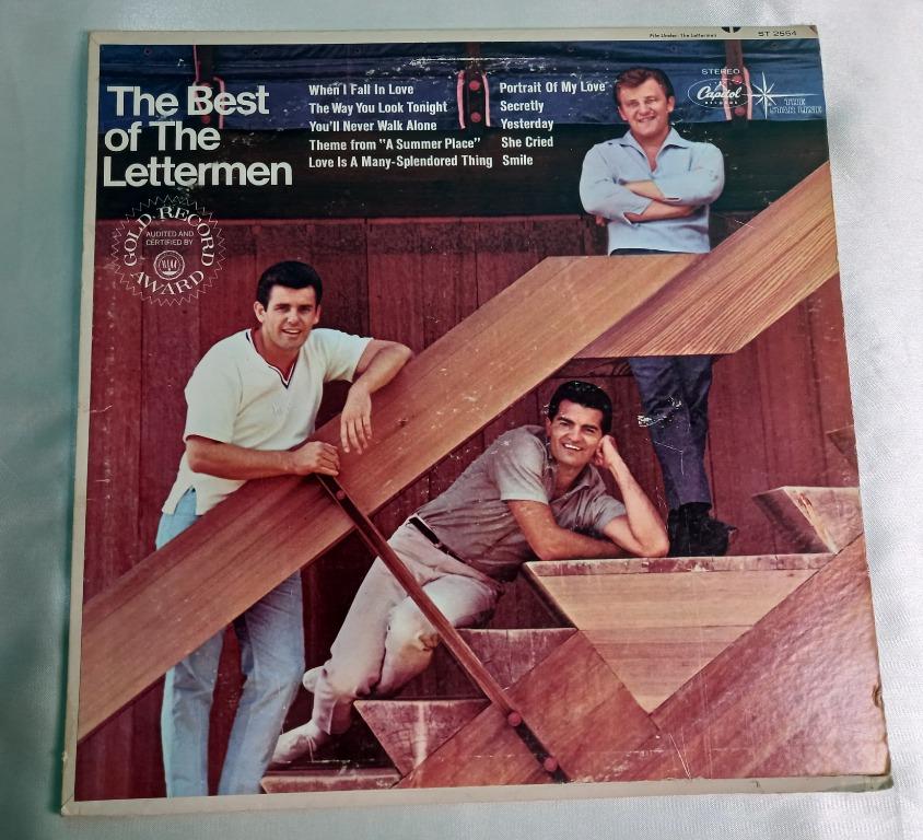 THE BEST OF LETTERMEN (GOLD RECORD AWARD) VINYL 12" STEREO, Hobbies ...