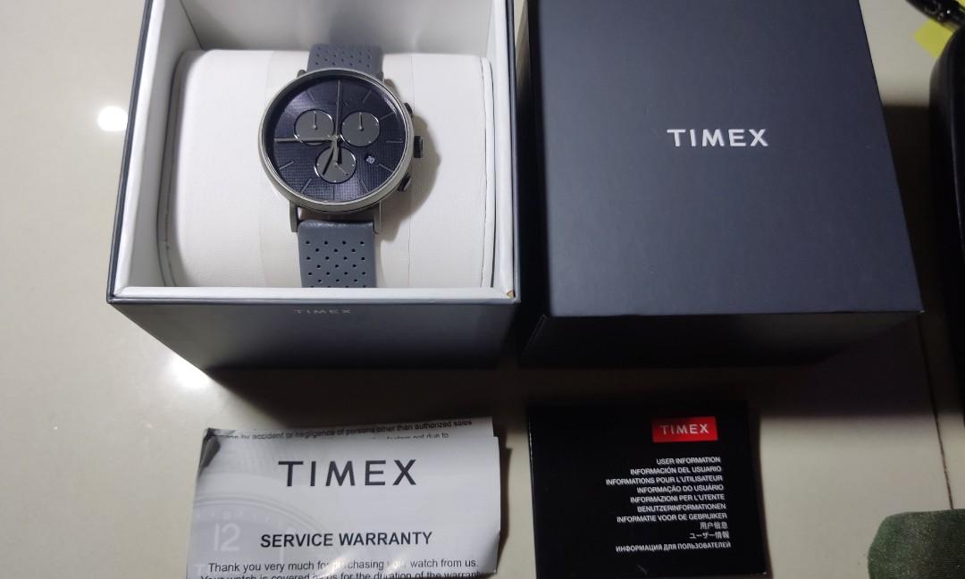 Timex Stealth Gray Chronograph, Men's Fashion, Watches & Accessories ...