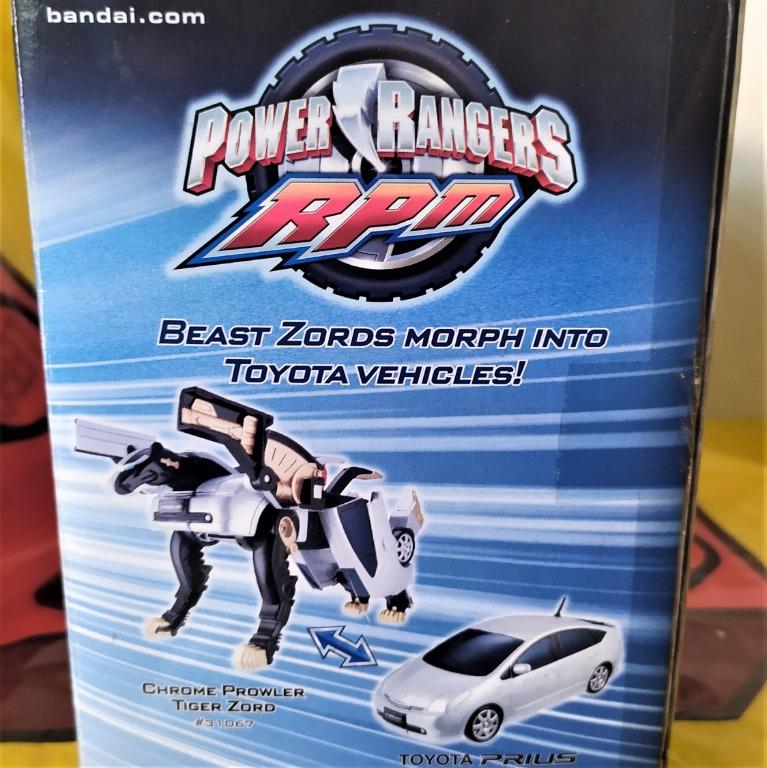 TOYOTA PRIUS X POWER RANGERS RPM ZORD / ENGINE SENTAI GO-ONGER BANDAI ...