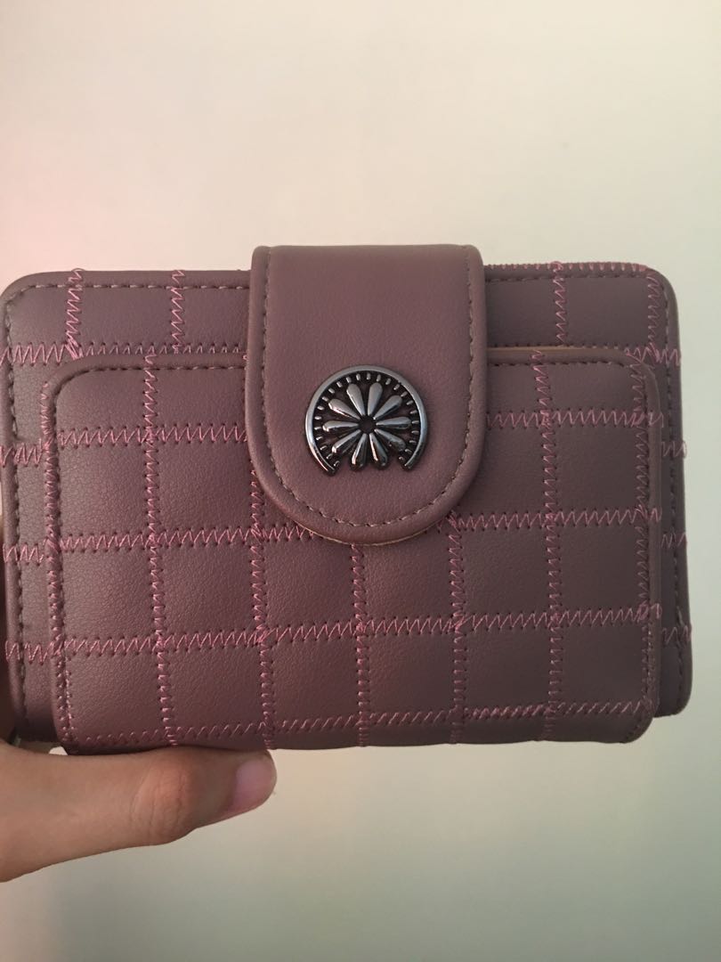 Trifold lilac wallet, Women's Fashion, Bags & Wallets, Wallets & Card ...