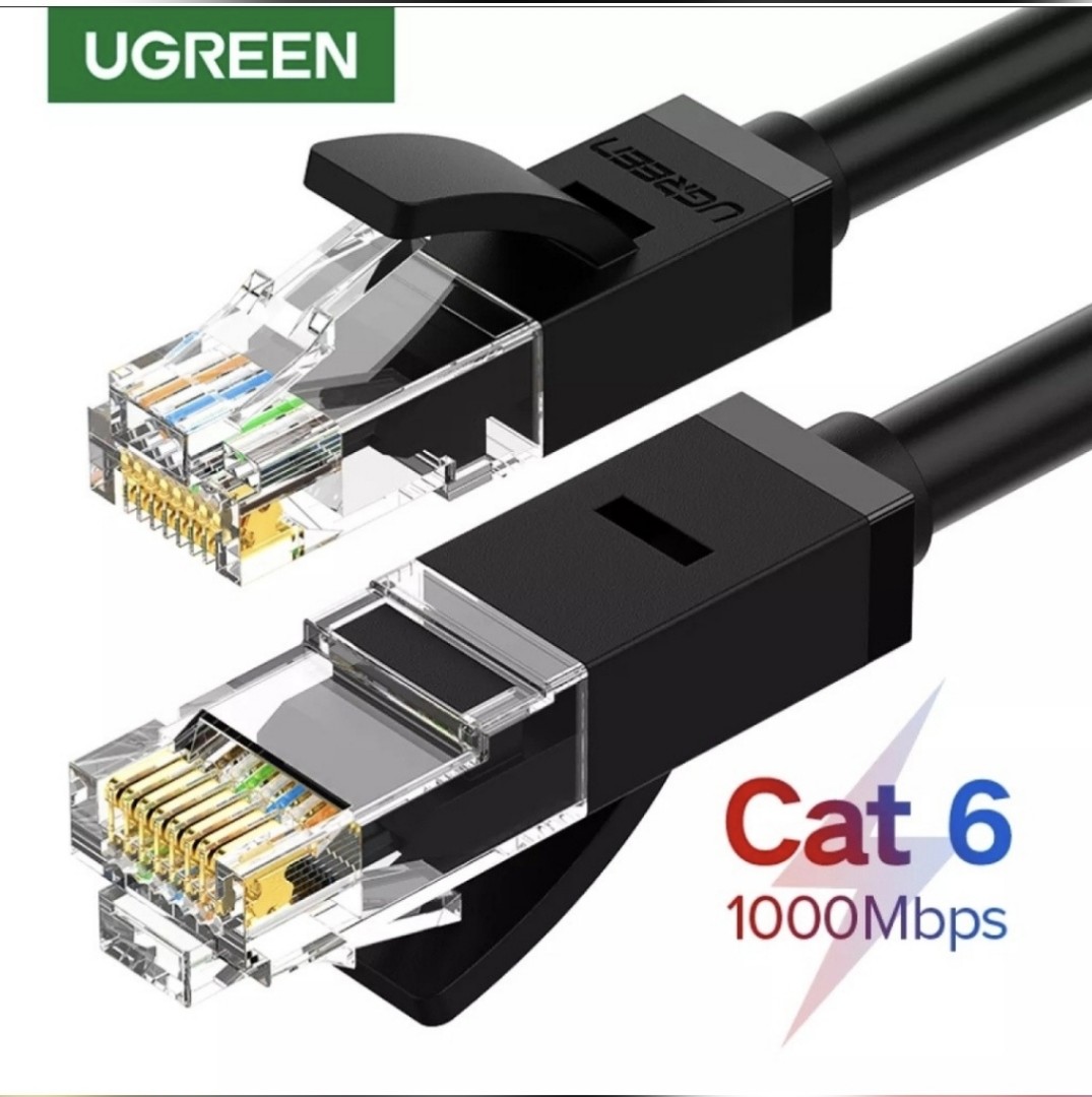 UGREEN Cat 6 Lan Ethernet Cable (0.5mtr), Computers & Tech, Parts ...
