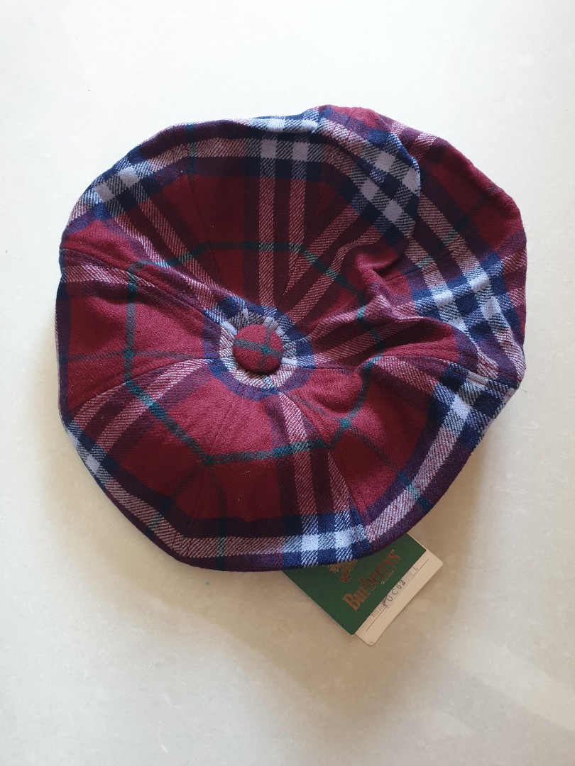 Vintage Burberry Beret Cap, Luxury, Accessories on Carousell