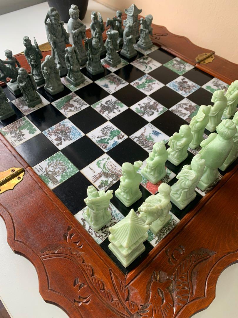 Vintage Chinese Chess Set, Hobbies & Toys, Toys & Games on Carousell