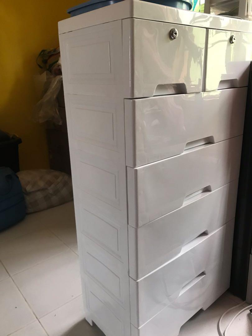 White Durabox, Furniture & Home Living, Furniture, Shelves, Cabinets ...