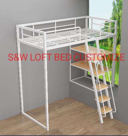 Window bay bed frame /Customize window bay loft bed/, Furniture & Home ...