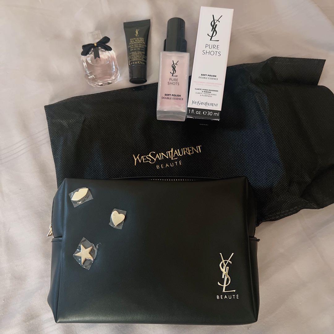 YSL pouch + perfume beauty set, Beauty & Personal Care, Fragrance ...