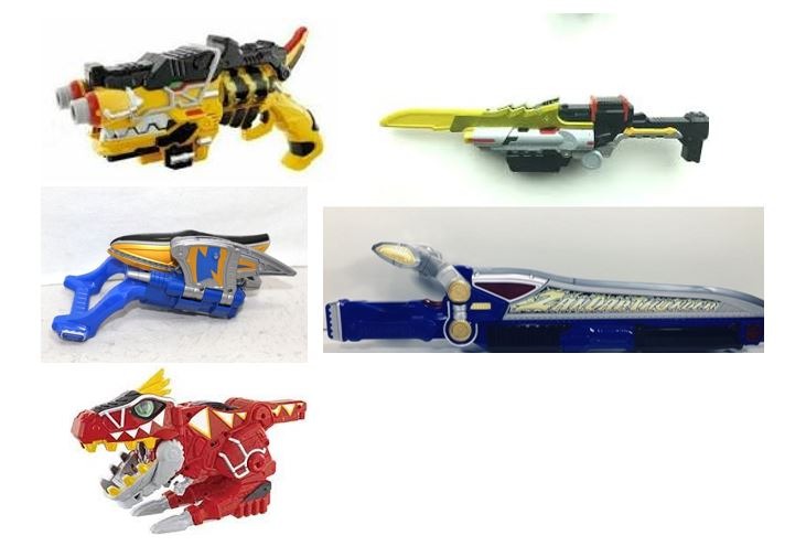 japan version Zyuden Sentai Kyoryuger weapon dino minder zanda zander ...