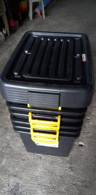 102L Storage Boxes BIG BIG BLACK, Furniture & Home Living, Home ...