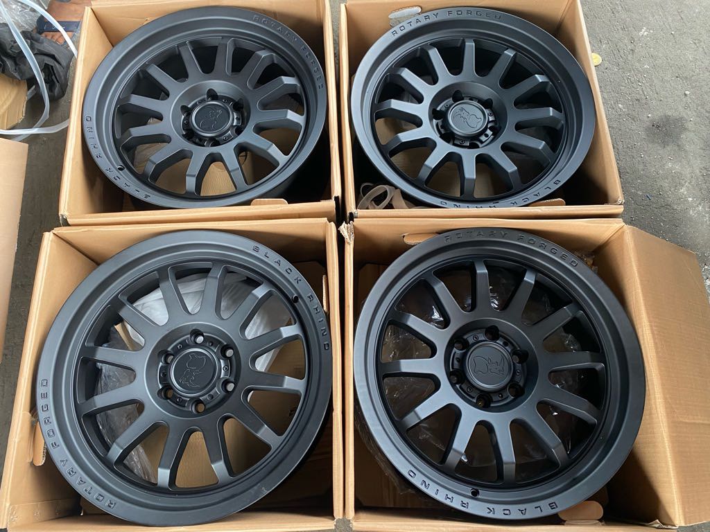 20” Blackrhino Rapid Black mags 6Holes pcd 139 Bnew Orig, Car Parts ...