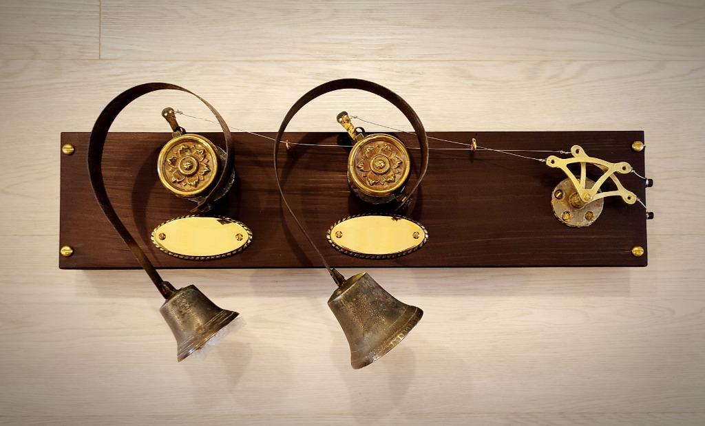 3 x Vintage Antique Servant Butler Bells Georgian Victorian 1880s ...