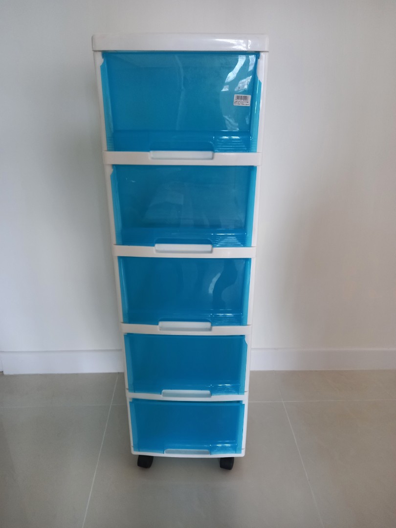 5 tier storage drawers cabinet, Furniture & Home Living, Furniture ...