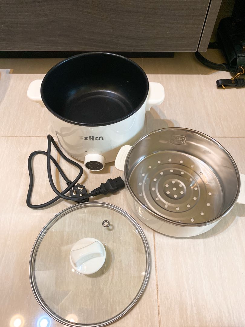 5-in-1 multi purpose electric cooker with steaming tray, TV & Home ...