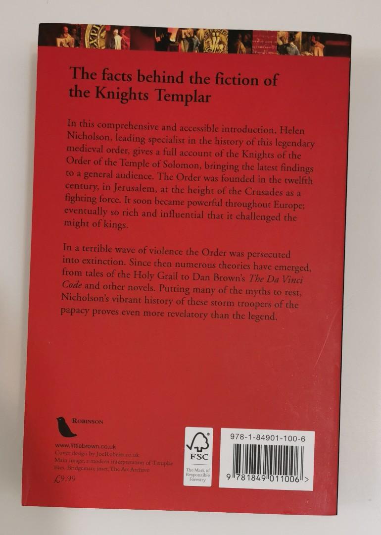 A BRIEF HISTORY OF THE KNIGHT TEMPLAR, Hobbies & Toys, Books ...