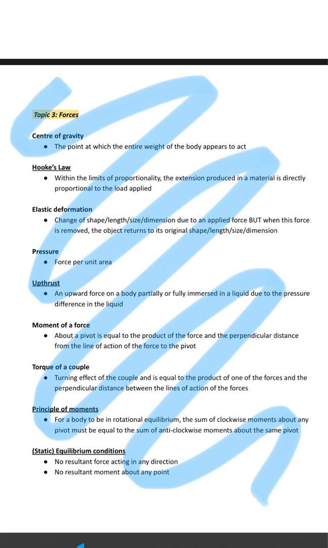A Level H2 Physics (9749) Definitions (soft copy), Hobbies & Toys ...