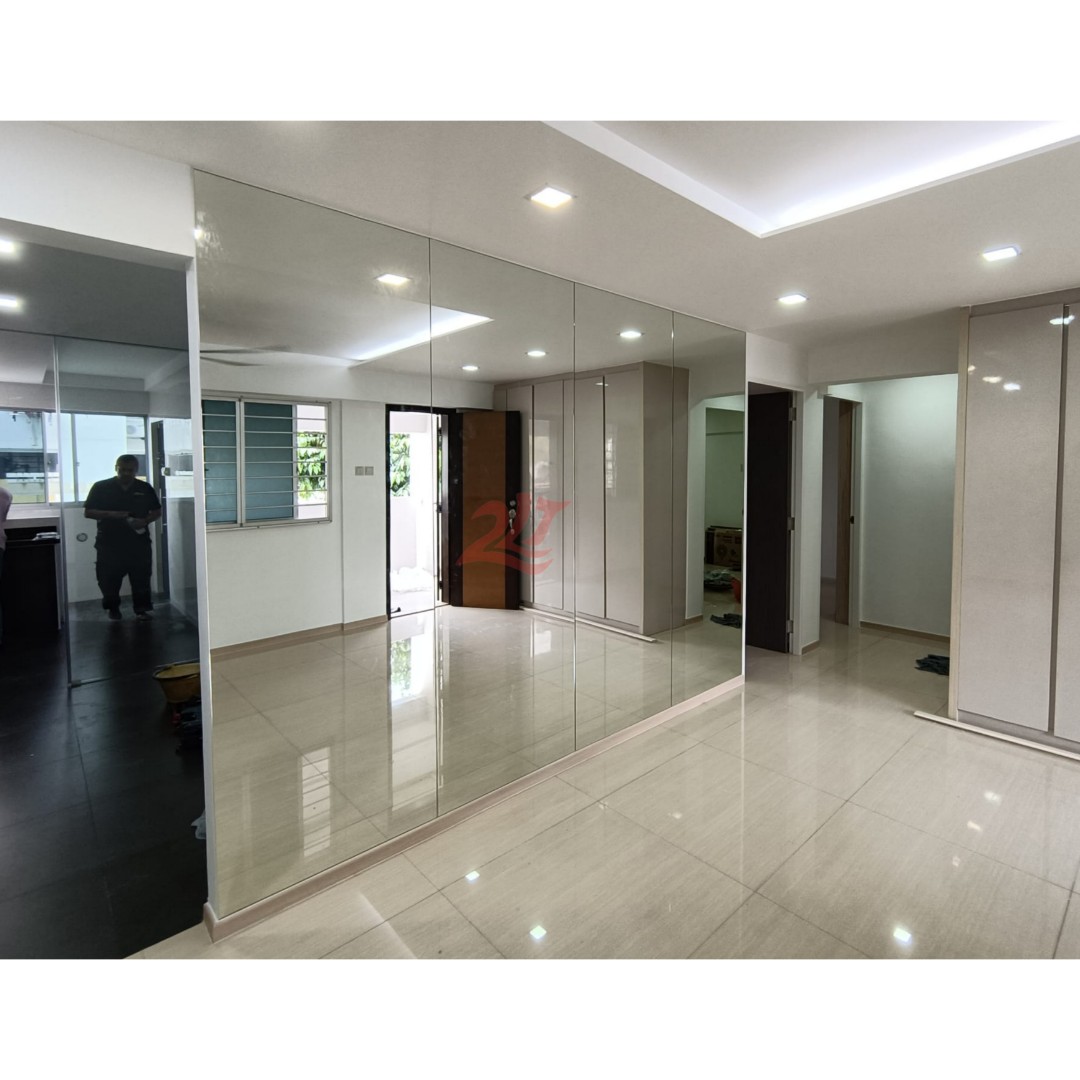 AGC Mirror Wall Installation (PM for quote), Furniture & Home Living ...