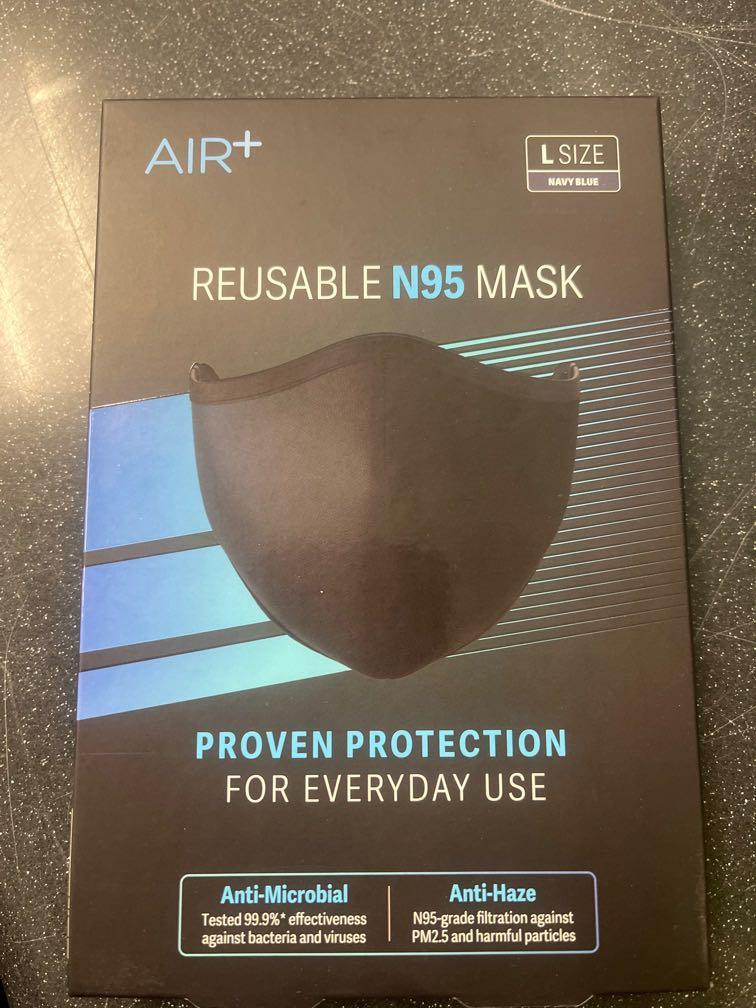 Air+ reusable N95 mask, Health & Nutrition, Face Masks & Face Shields ...