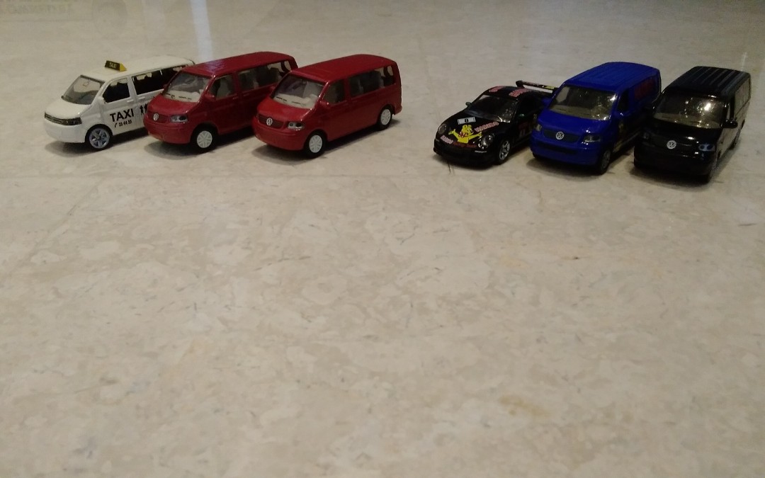Assorted Toy Cars - Taxi, 6-Seater Van and 6-Seater Van - Snack ...
