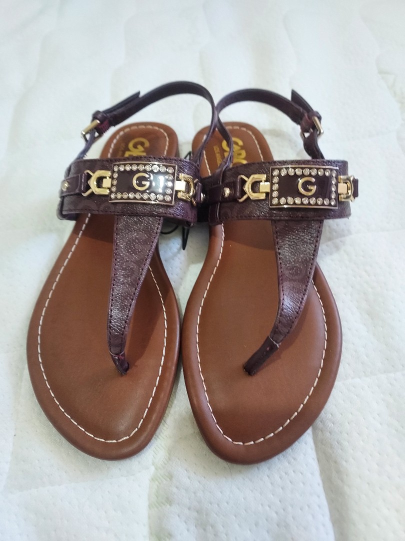Authentic Guess Sandals, Women's Fashion, Footwear, Flats & Sandals on ...