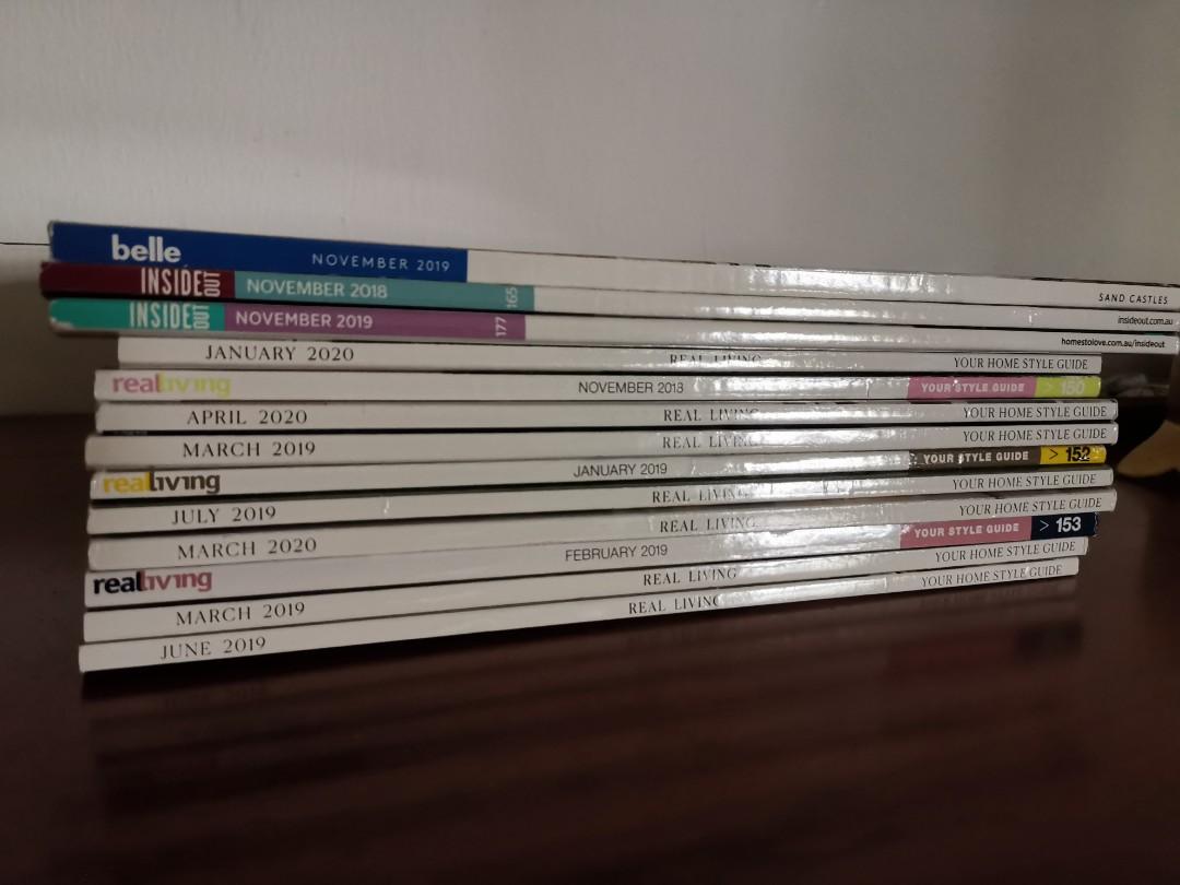 Belle and Real Living Magazines, Hobbies & Toys, Books & Magazines ...