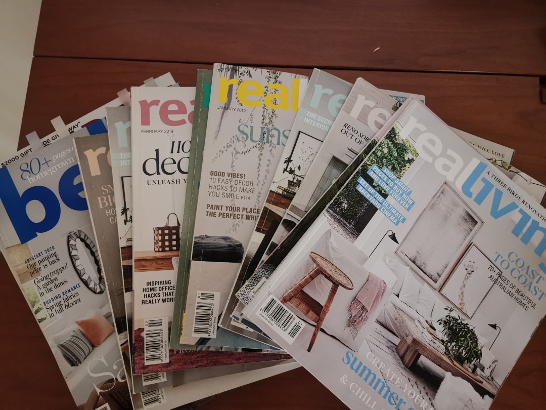 Belle and Real Living Magazines, Hobbies & Toys, Books & Magazines ...
