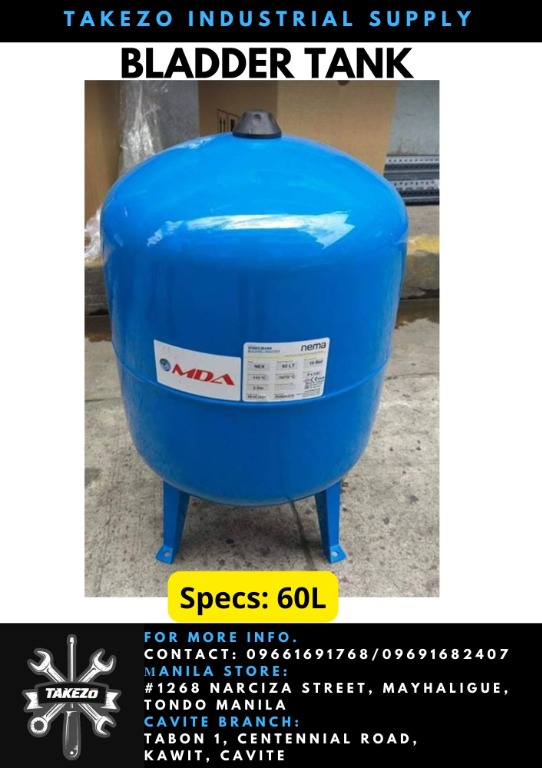 Bladder Tank, Commercial & Industrial, Industrial Equipment on Carousell