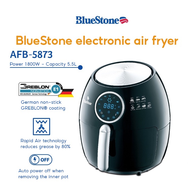 BlueStone Air Fryer 5.5L - AFB-5873, TV & Home Appliances, Kitchen ...