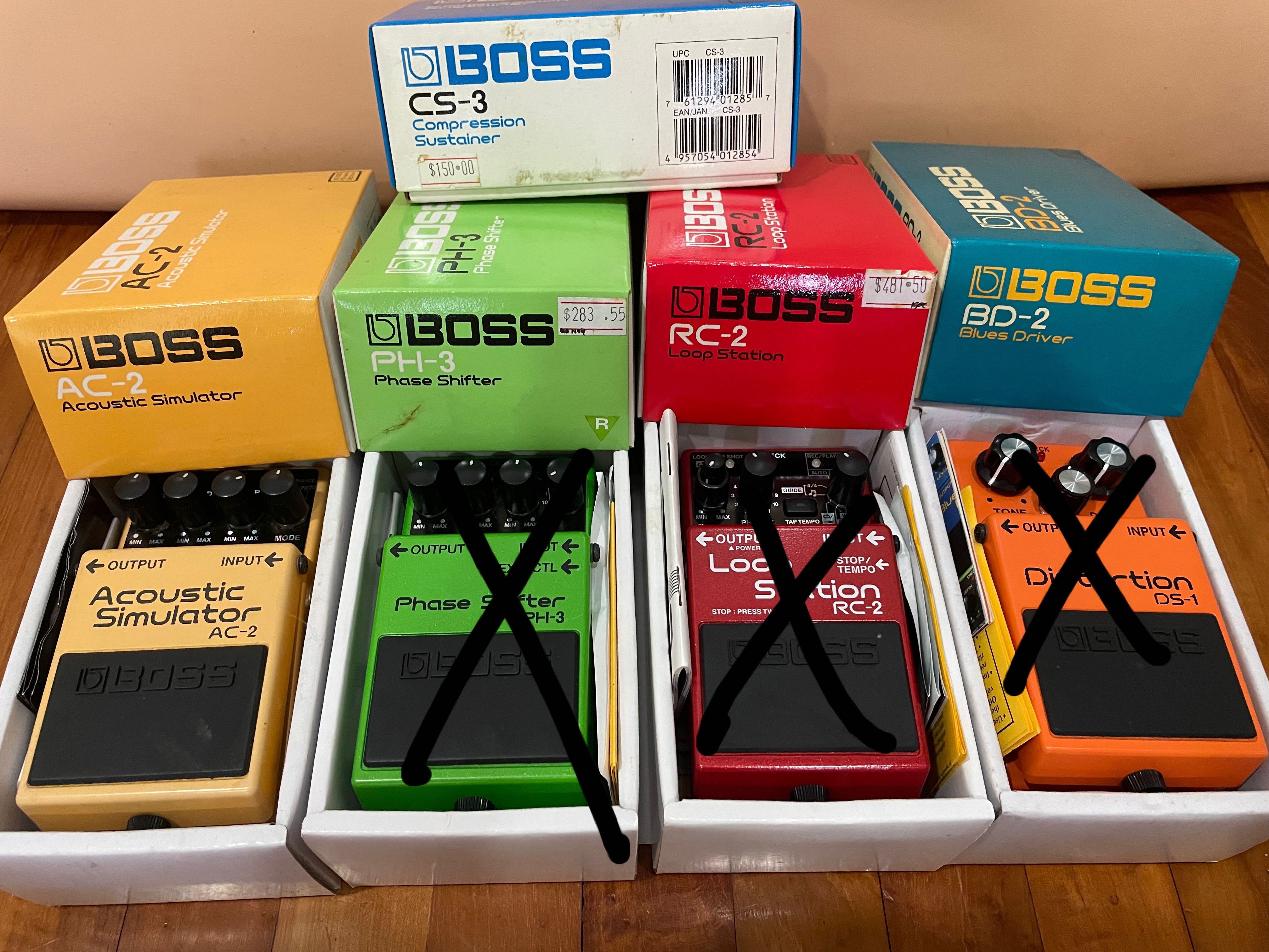 Boss pedals acrostic simulator compression delay revert, Hobbies & Toys ...