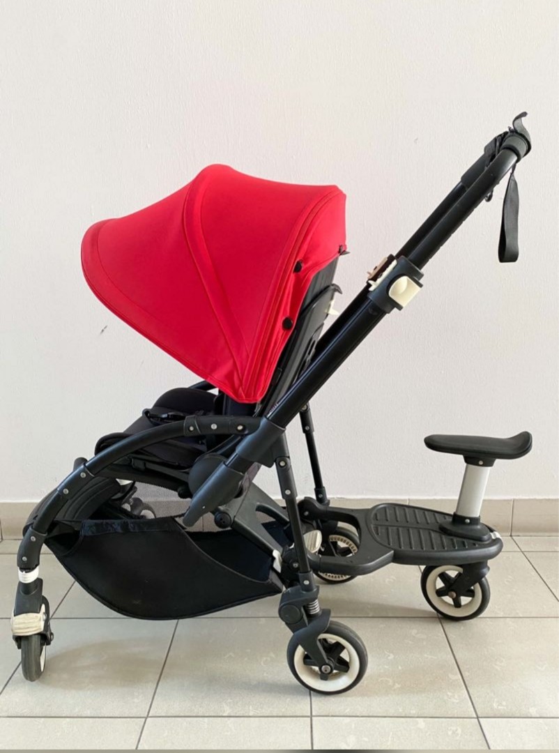 Bugaboo bee 3 stroller + stroller board with seat attachment, Babies & Kids, Going Out ...