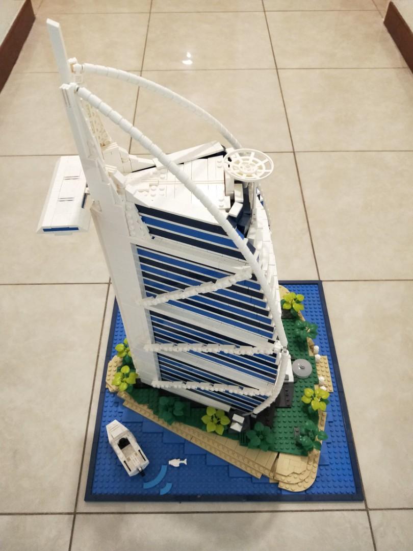 Architecture Burj Al Arab ( lego compatible), Hobbies & Toys, Toys ...