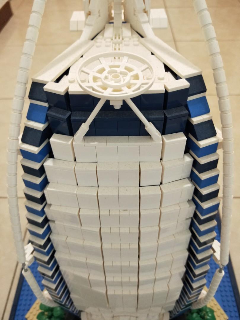 Architecture Burj Al Arab ( lego compatible), Hobbies & Toys, Toys ...