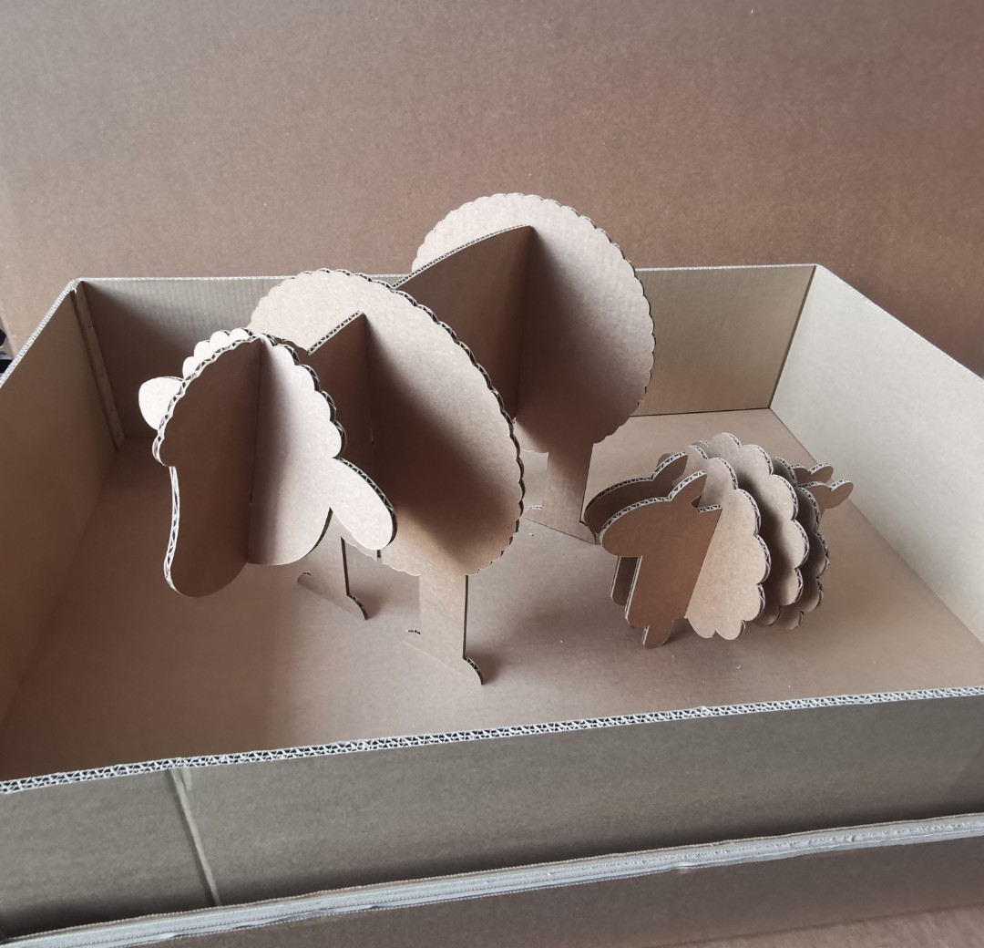Cardboard sheep, Hobbies & Toys, Stationery & Craft, Craft Supplies ...