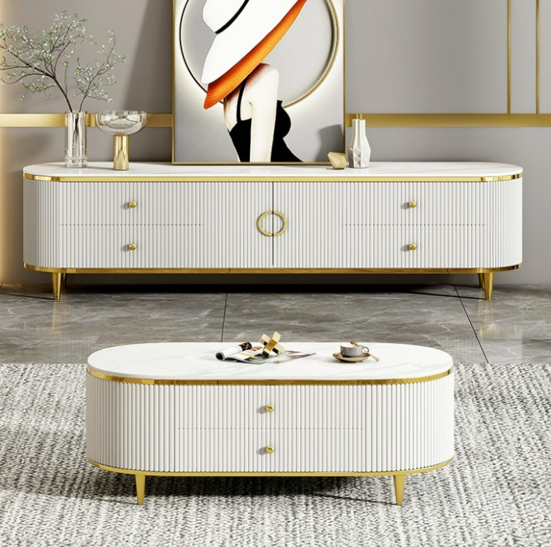 CARINA _ Long Coffee Table, Furniture & Home Living, Furniture, Tables ...