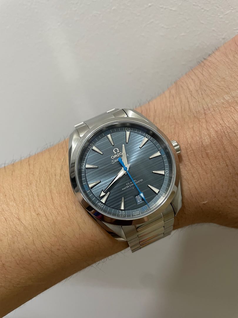 CHEAPEST!! Very New Latest Model Omega Seamaster Aqua Terra Co-Axial ...