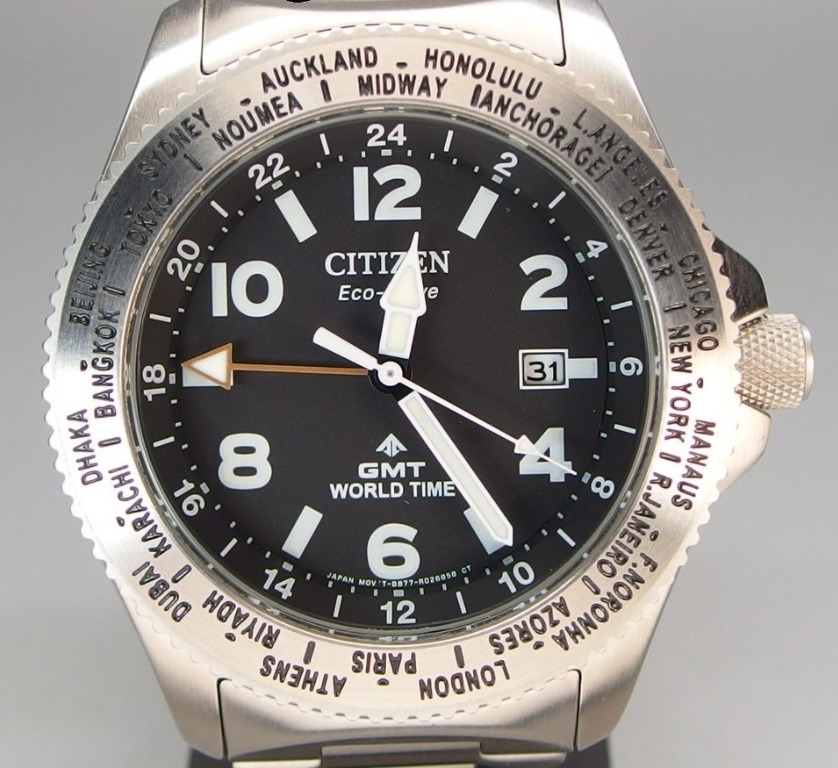 Citizen Promaster Land World Time GMT, Men's Fashion, Watches ...