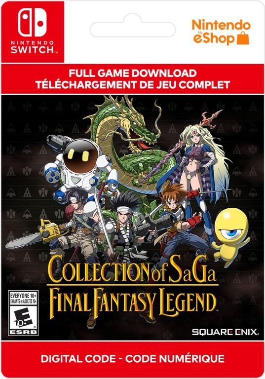 COLLECTION of SaGa FINAL FANTASY LEGEND Nintendo Switch, Video Gaming ...
