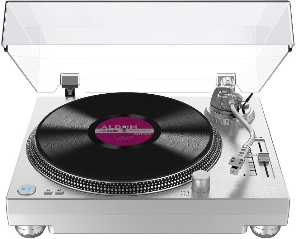 DIGITNOW! High Fidelity Belt Drive Turntable, Vinyl Record Player with ...