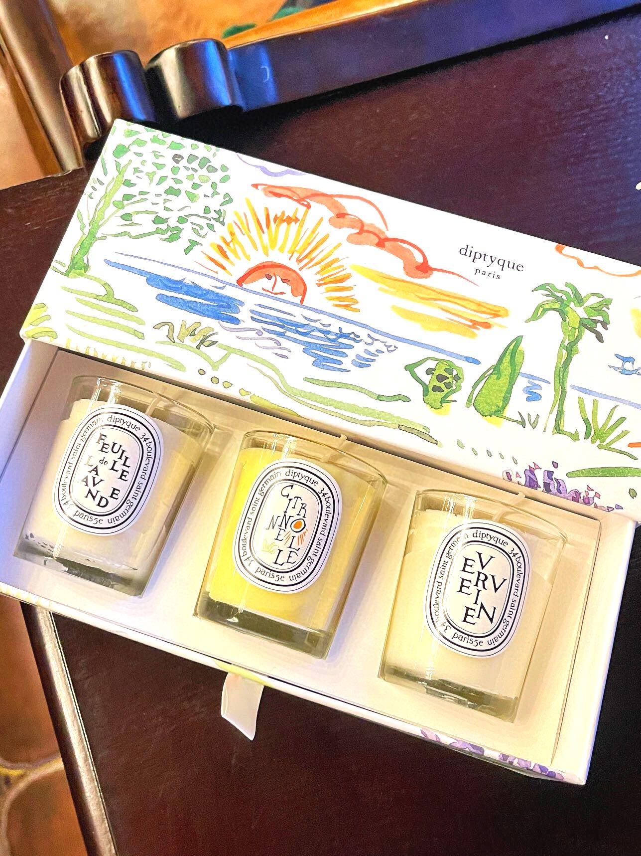 Diptyque Summer Essentials Scented Candles, 傢俬＆家居, 家居香薰 - Carousell