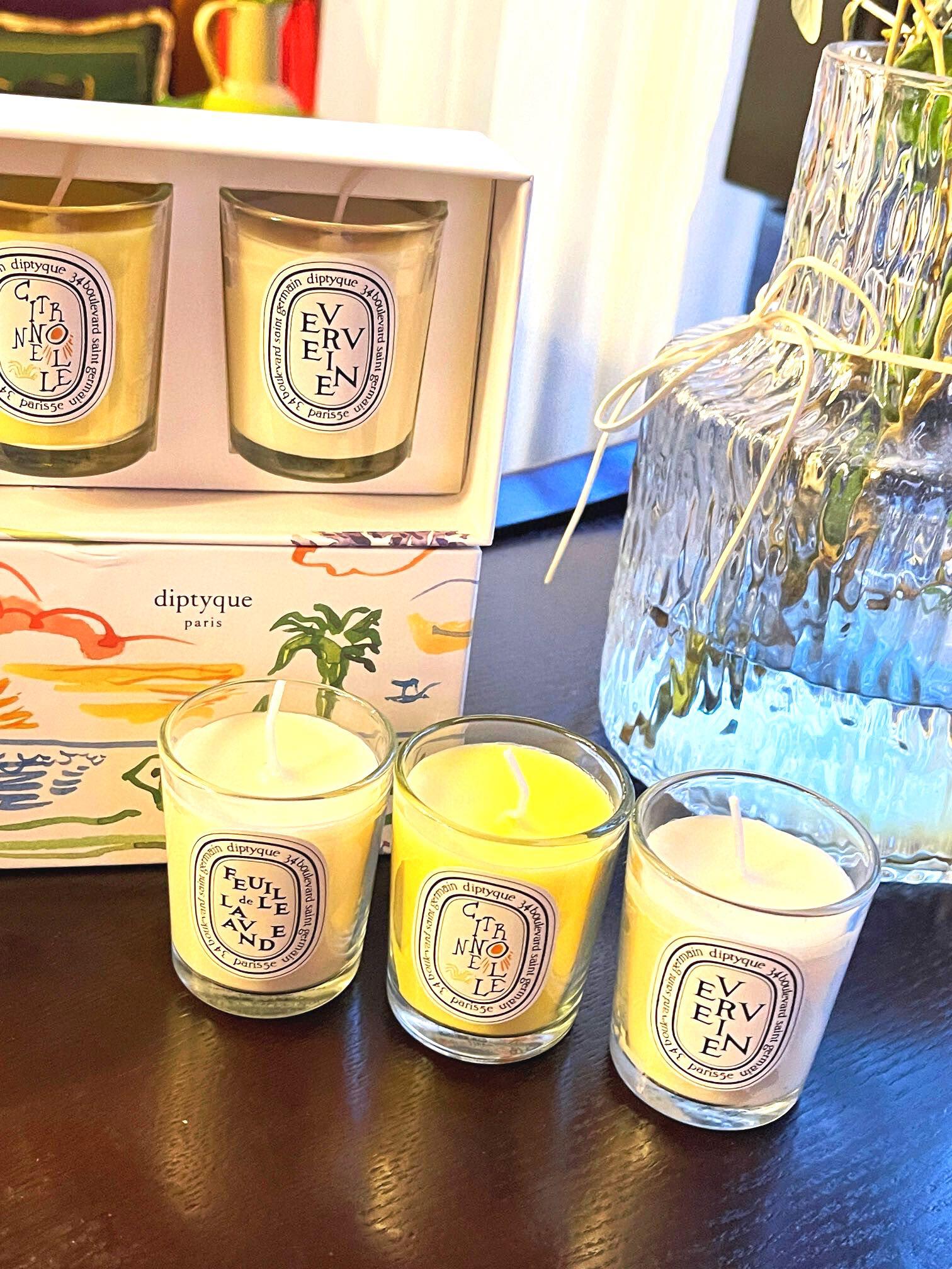 Diptyque Summer Essentials Scented Candles, 傢俬＆家居, 家居香薰 - Carousell